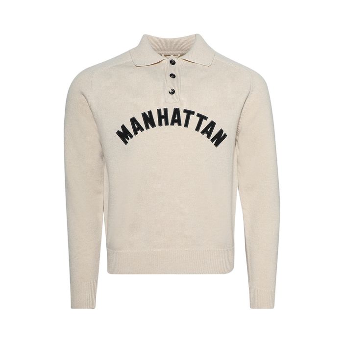 Buy Bode Manhattan Polo 'Cream Cream' - MRF24KT008 | GOAT