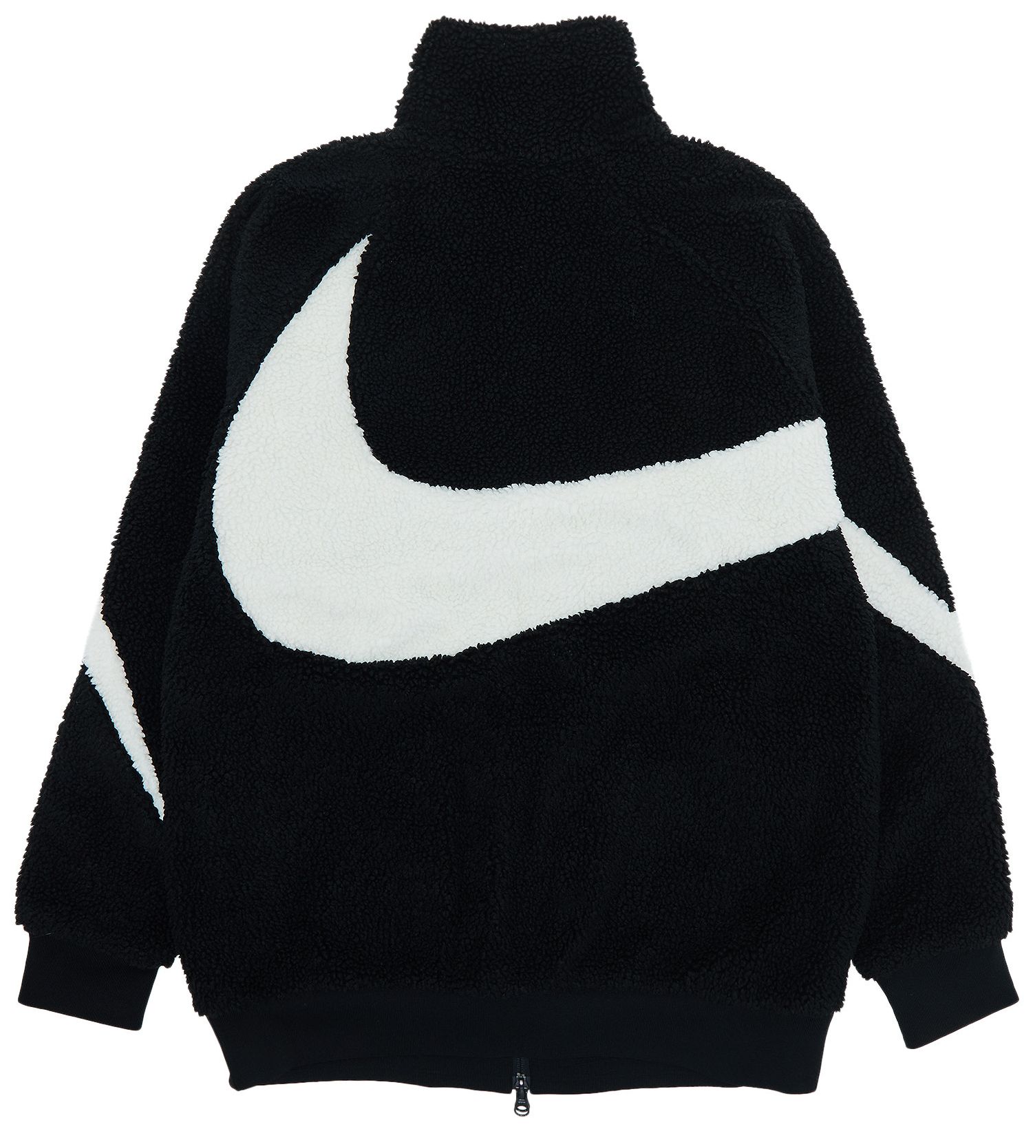 Buy Nike Big Swoosh Reversible Boa Jacket 'Black' - BQ6546 011 | GOAT