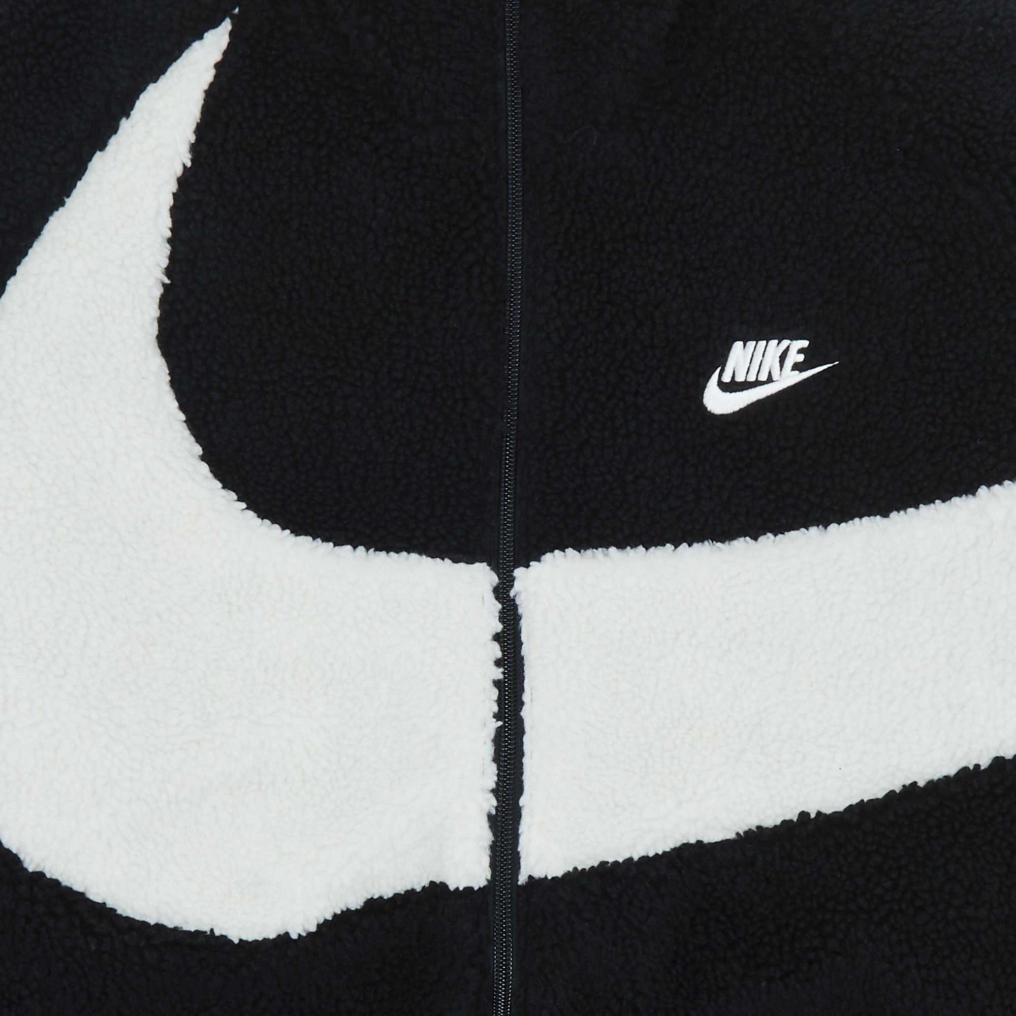 Buy Nike Big Swoosh Reversible Boa Jacket 'Black' - BQ6546 011 | GOAT