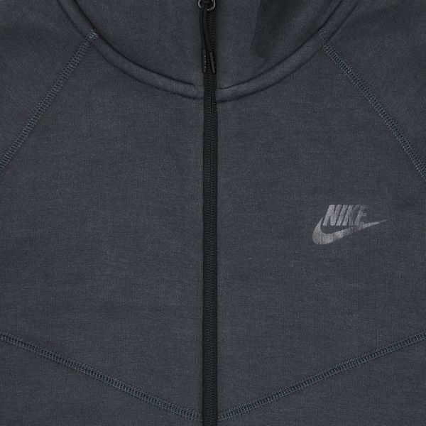 Buy Nike Sportswear Tech Fleece Windrunner Full Zip Hoodie 'Anthracite ...