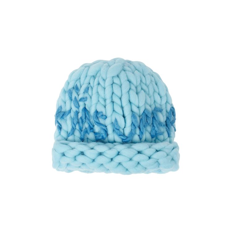 Buy KidSuper Chunky Knit Beanie 'Blue' - AW24 HDW 03 1290 BLUE | GOAT