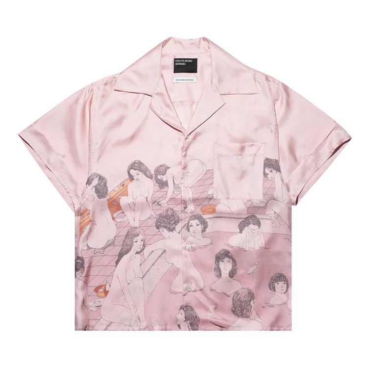 Buy Enfants Riches Déprimés Bath House Silk Chemise 'Blush Pink' - 040 ...