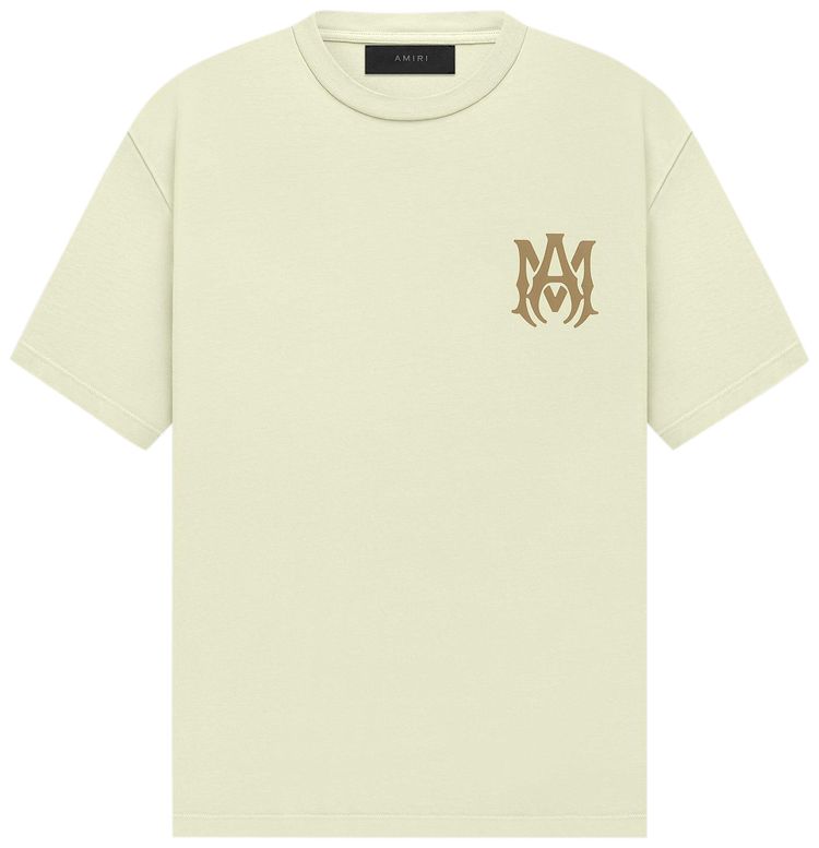 Buy Amiri MA Logo Tee 'French Vanilla' - AMJYTE1007 751 FREN | GOAT