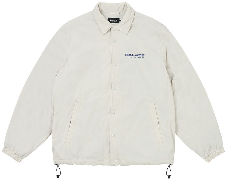 Buy Palace Fleece Lined Coach Jacket 'Concrete Grey' - P27JK124 | GOAT
