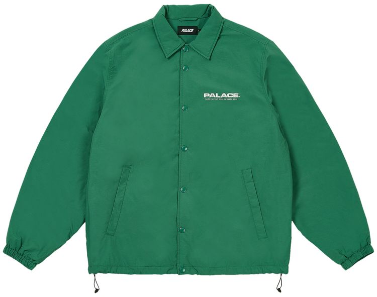Buy Palace Fleece Lined Coach Jacket 'Racey Green' - P27JK140 | GOAT