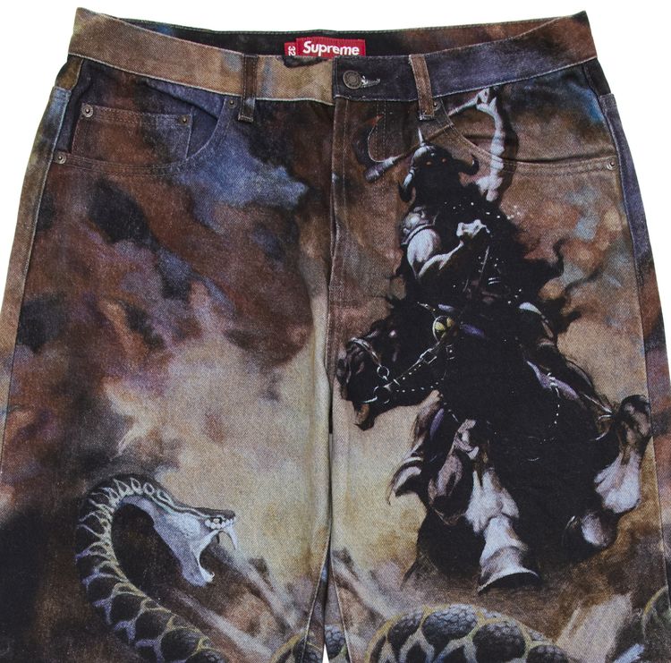 Buy Supreme x Frank Frazetta Loose Fit Jean 'Multicolor' - FW24P87 ...
