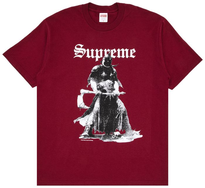 Buy Supreme x Frank Frazetta Destruction Tee 'Cardinal' - FW24T33 ...