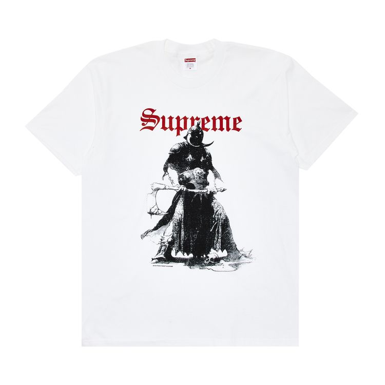 Buy Supreme x Frank Frazetta Destruction Tee 'White' - FW24T33 WHITE | GOAT