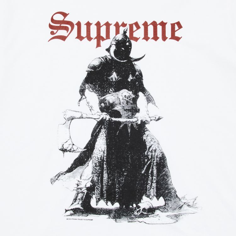 Buy Supreme x Frank Frazetta Destruction Tee 'White' - FW24T33 WHITE | GOAT