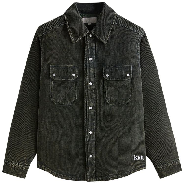 Buy Kith Washed Corduroy Puffed Rowan Jacket 'Machine' - KHM010667 178 ...