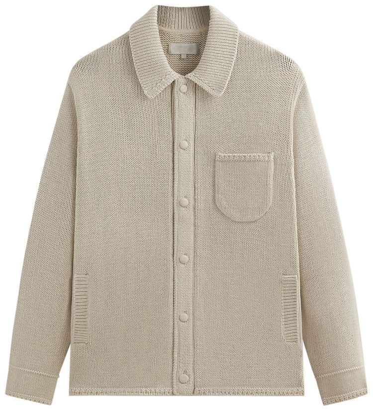 Buy Kith Chunky Knit Ginza Cardigan 'Sandy Heather' - KHM010669 212 | GOAT