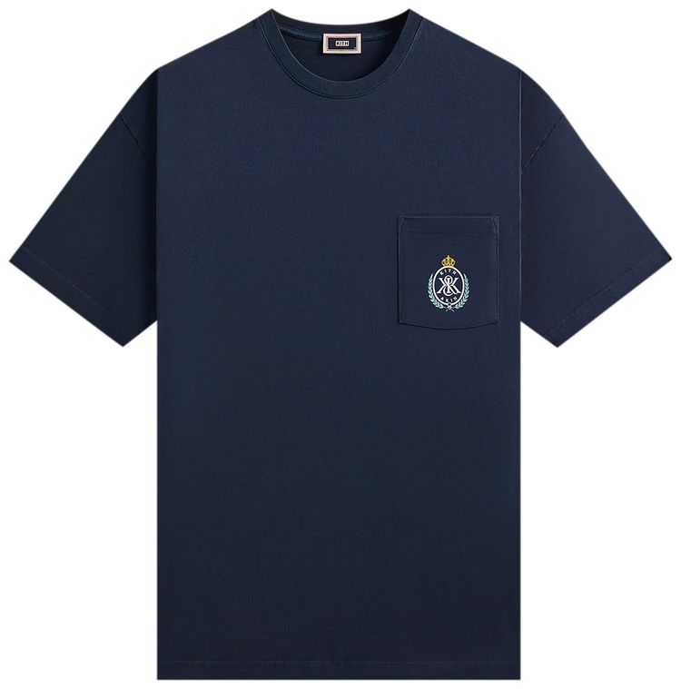 Buy Kith K&K Crest Pocket Tee 'Nocturnal' - KHM032813 413 | GOAT