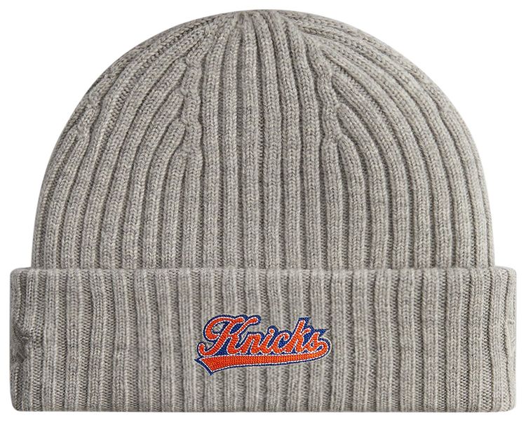 Buy Kith For The New York Knicks Court Vision Beanie 'Light Heather ...