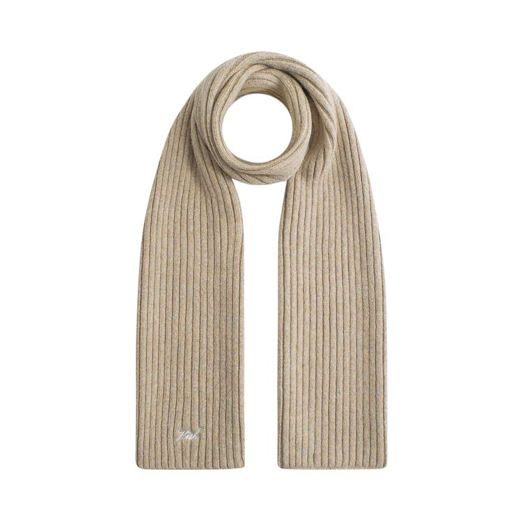 Buy Kith Chunky Rib Knit Scarf 'Sediment' - KHM10069 262 | GOAT