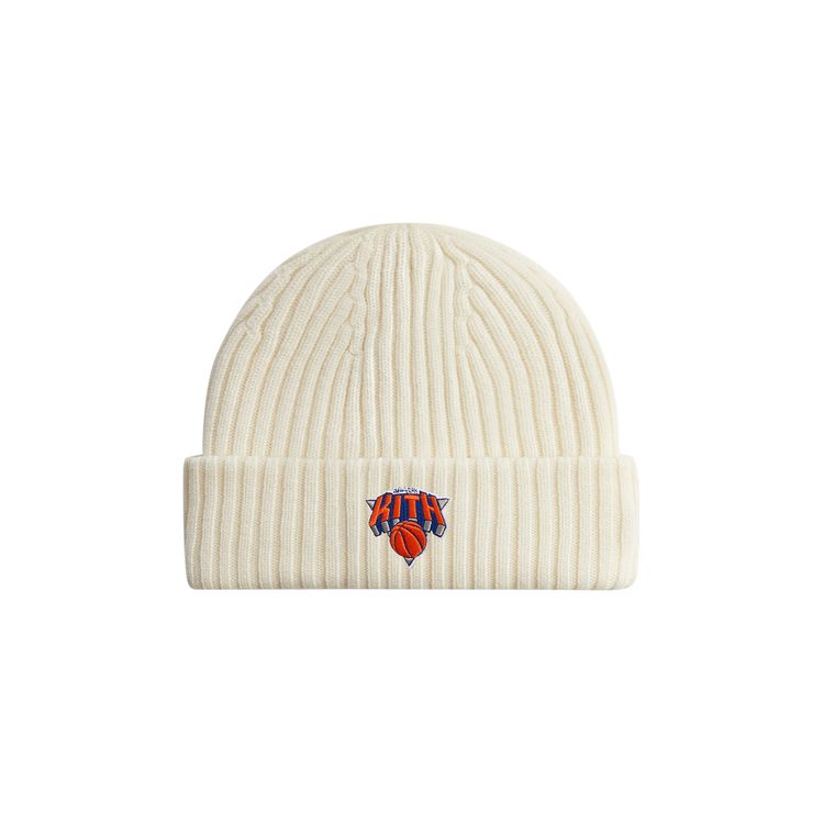 Buy Kith For The New York Knicks Logo Beanie 'Sandrift' - KHM050840 104 ...