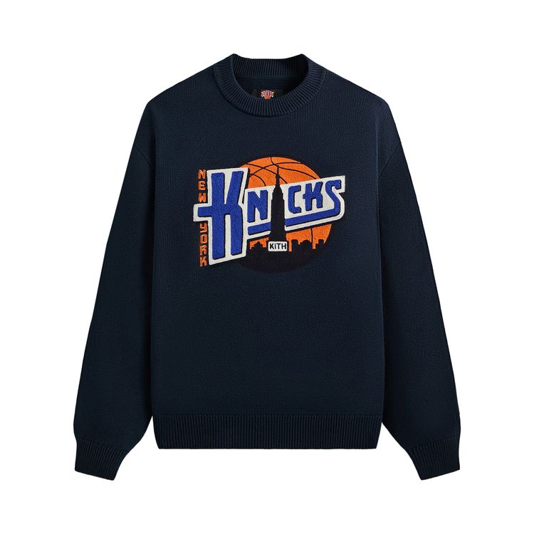 Buy Kith For The New York Knicks Ball Lewis Sweater 'Nocturnal ...