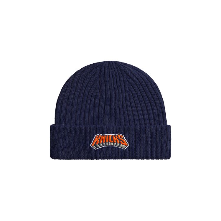 Buy Kith For The New York Knicks Logo Beanie 'Nocturnal' - KHM050842 ...