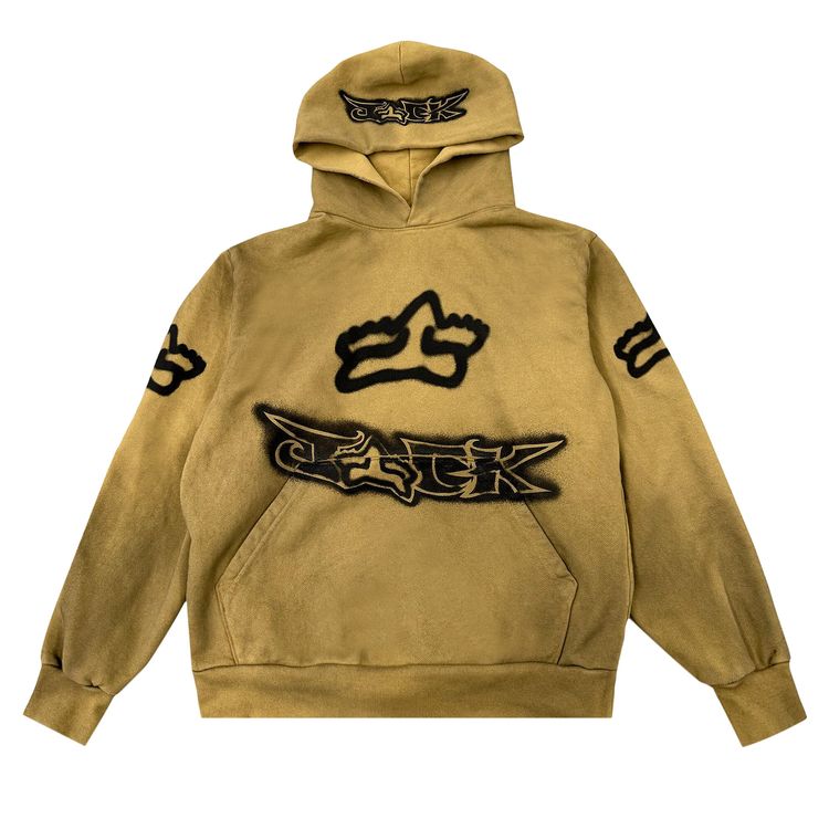 Buy Cactus Jack by Travis Scott x Fox Racing Hoodie II 'Tan' - ETCJ FOX ...