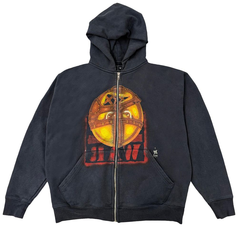 Buy Cactus Jack by Travis Scott x WWE Mankind Zip Hoodie 'Black' - ETCJ ...