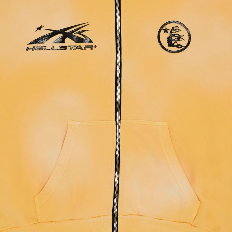 Buy Hellstar Sports Zip Up Sweatshirt 'Yellow' - 9357 1SS240106SZUS ...