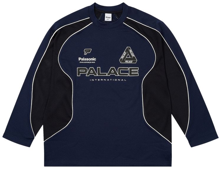 Buy Palace Sport Mit Mesh Top 'Navy' - P27ES089 | GOAT