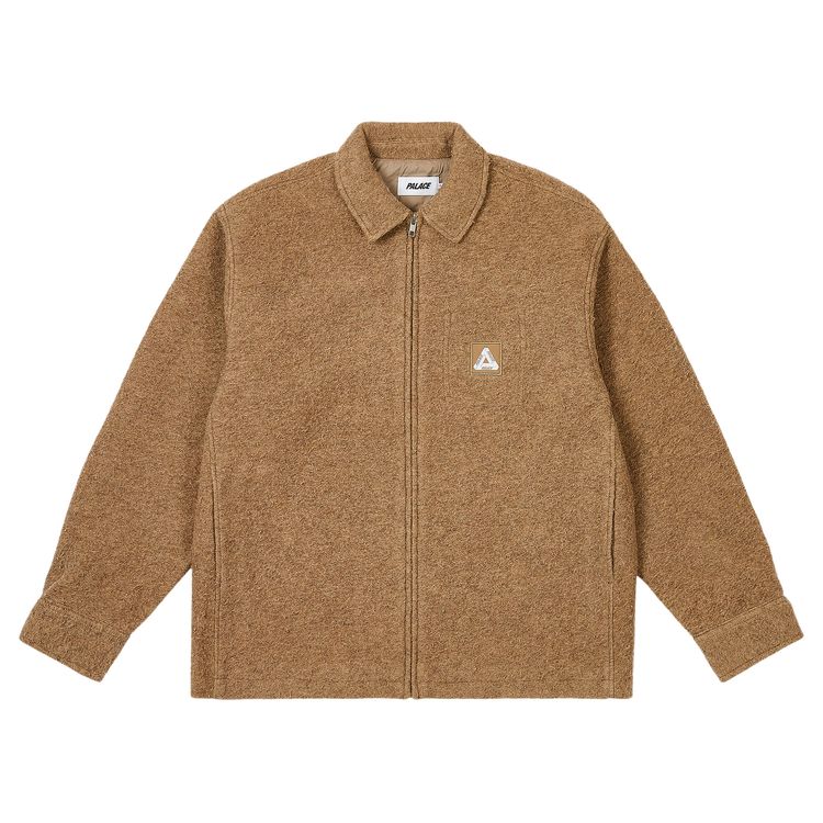 Buy Palace Wooly Zip Jacket 'Beige' - P27SHT045 | GOAT AU