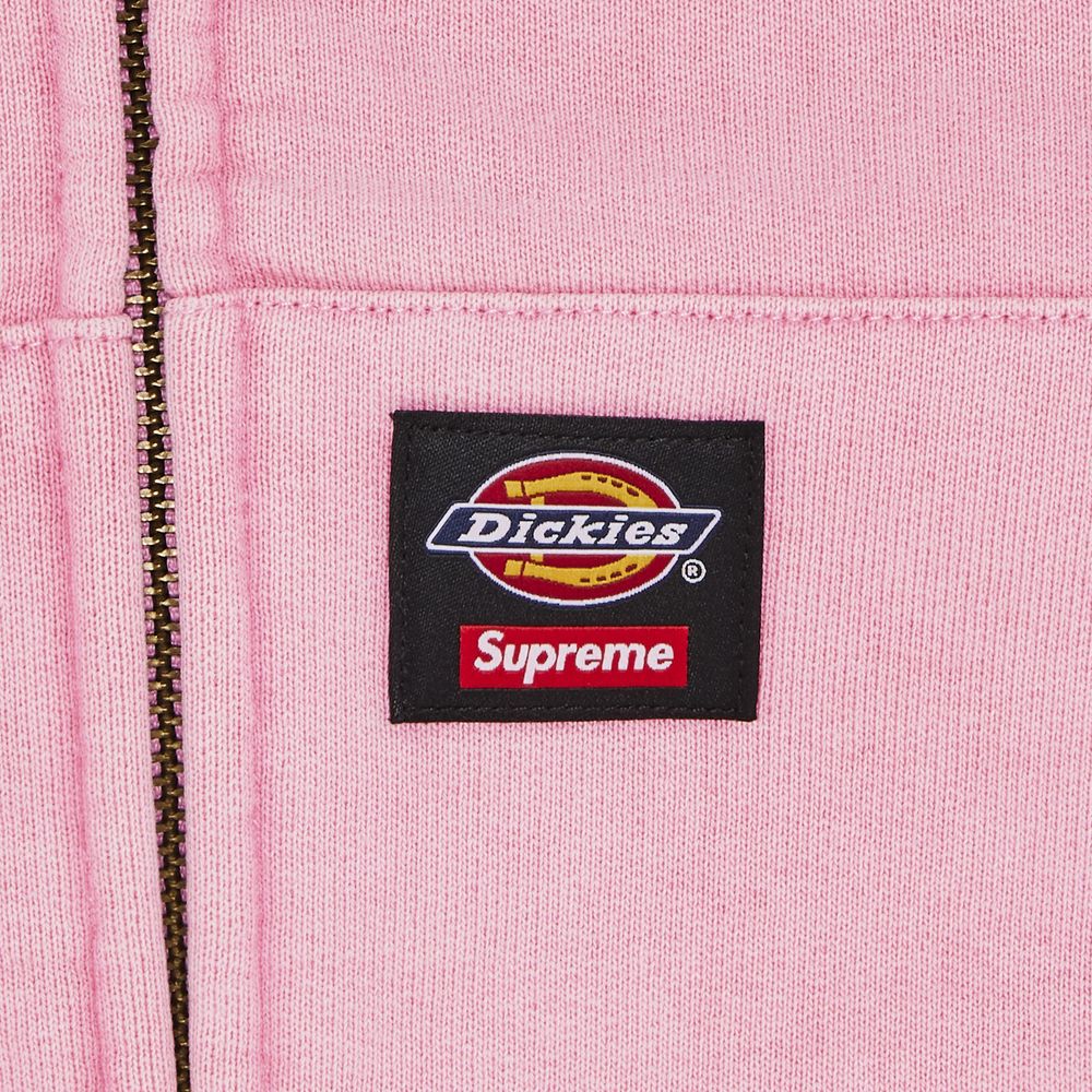 Buy Supreme x Dickies Quilted Lined Zip Up Hooded Sweatshirt 'Dusty ...