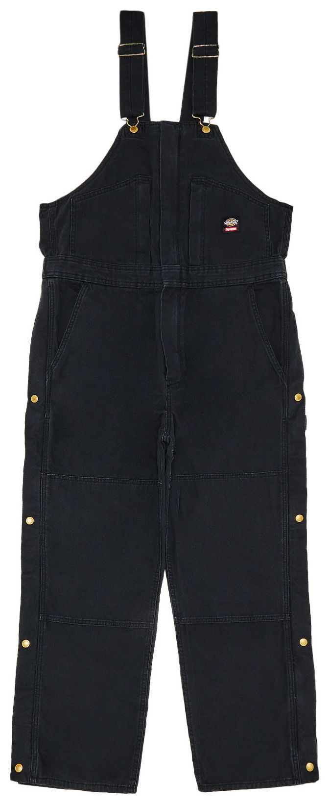Buy Supreme x Dickies Flannel Lined Overall 'Black' - FW24P76 BLACK | GOAT