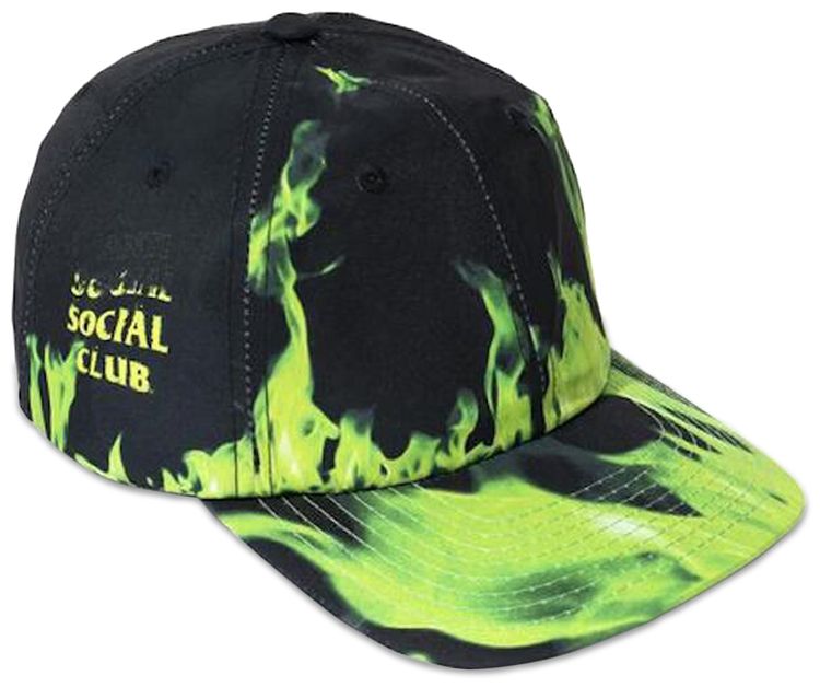 Buy Anti Social Social Club A Green Flame Inside Cap 'Black' - 0657 ...