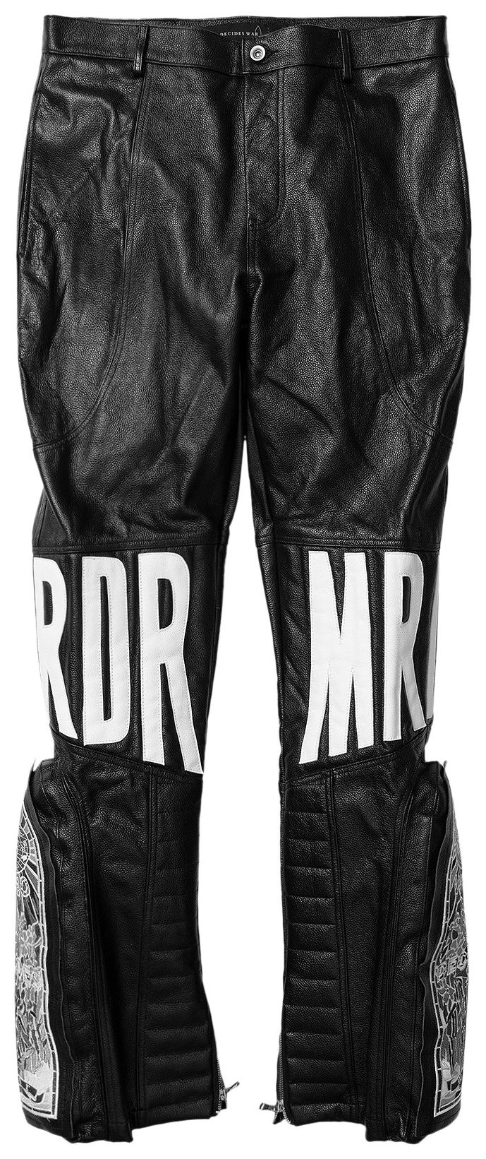 Buy Who Decides War MRDR Leather Pants 'Coal' - 2637 1FW230203MLP COAL ...