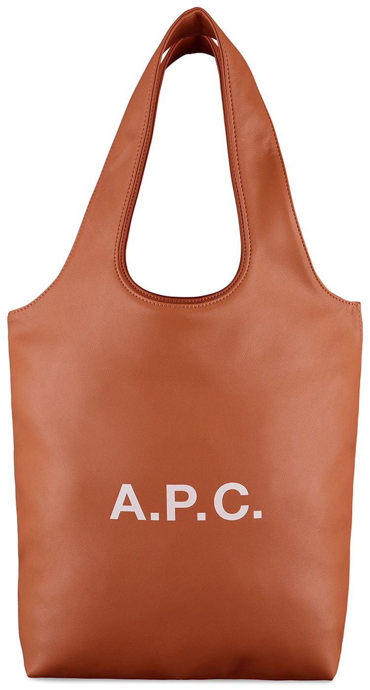Buy A.P.C. Ninon Recycled Leather Tote Bag 'Noisette' - PUAAT M61861 CAD | GOAT