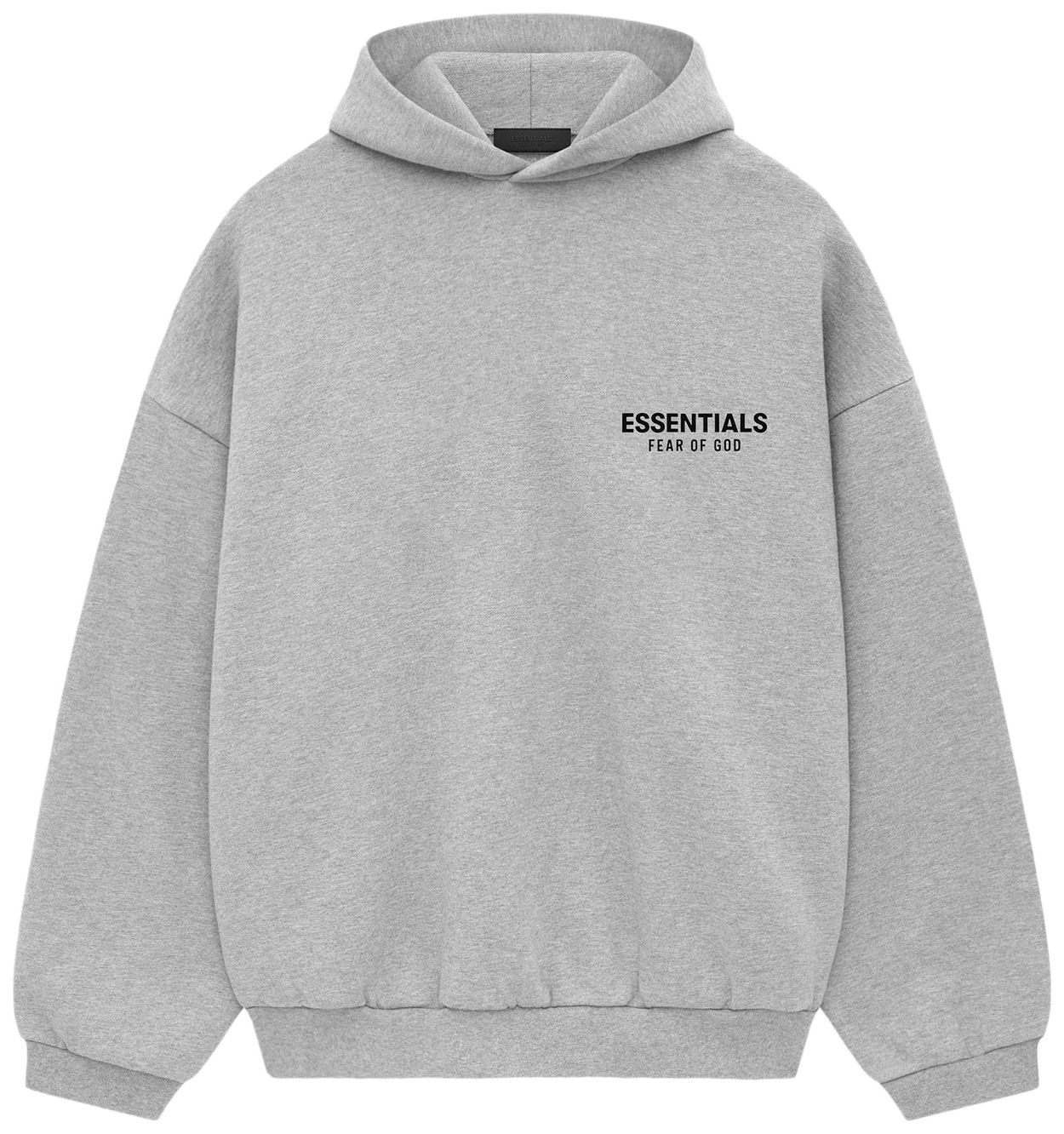 Buy Fear of God Essentials Fleece Hoodie II 'Light Heather Grey ...