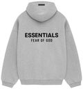 Buy Fear of God Essentials Fleece Hoodie II 'Light Heather Grey' - 192HO246258F | GOAT