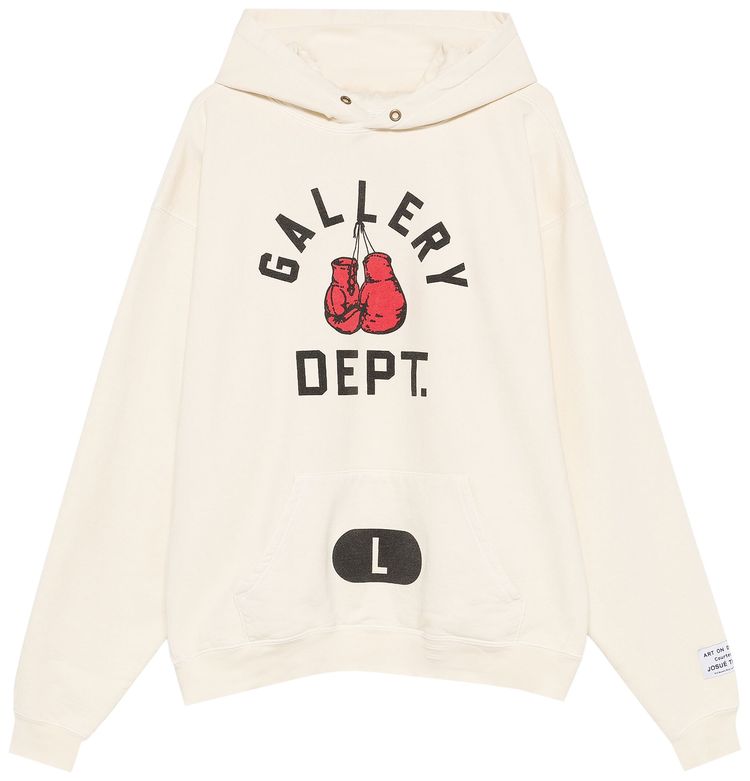 Buy Gallery Dept. Boxing Merch Hoodie 'Cream' - BMH 50012 CREA | GOAT