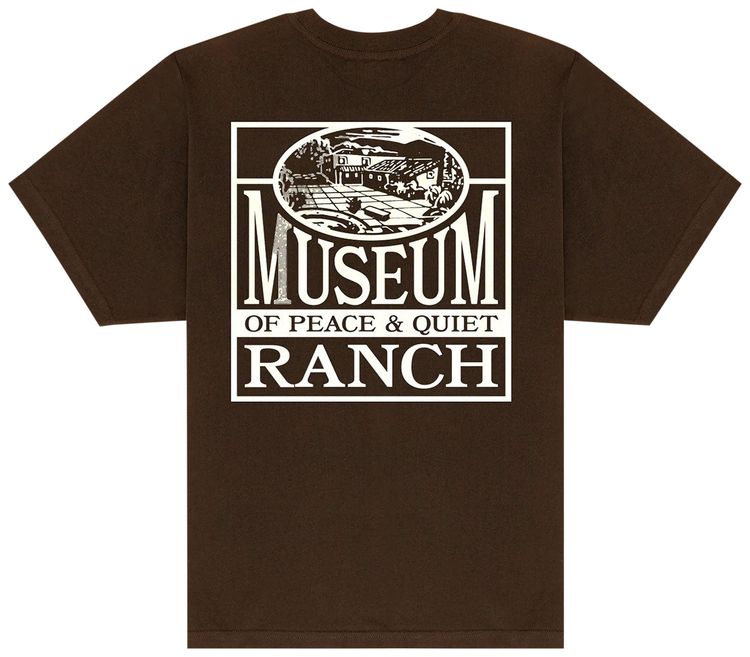 Buy Museum of Peace & Quiet Ranch T-Shirt 'Brown' - MOPQ SC24 05 BROW ...