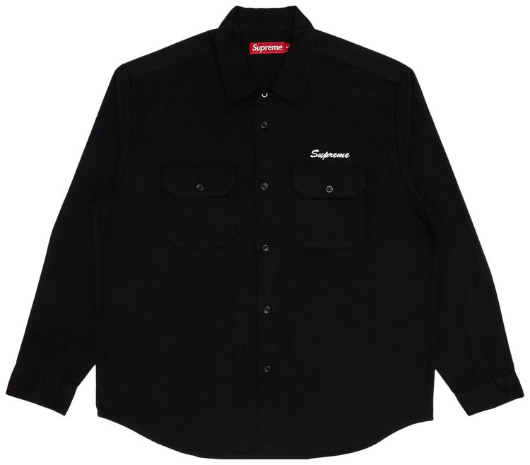 Buy Supreme Mister Cartoon Work Shirt 'Black' - FW24S47 BLACK | GOAT