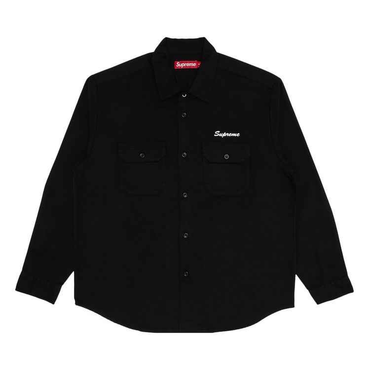 Buy Supreme Mister Cartoon Work Shirt 'Black' - FW24S47 BLACK | GOAT