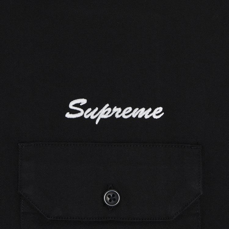 Buy Supreme Mister Cartoon Work Shirt 'Black' - FW24S47 BLACK | GOAT