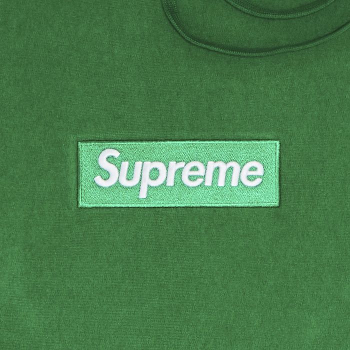 Buy Supreme Box Logo Hooded Sweatshirt 'Green' - FW24SW11 GREEN | GOAT