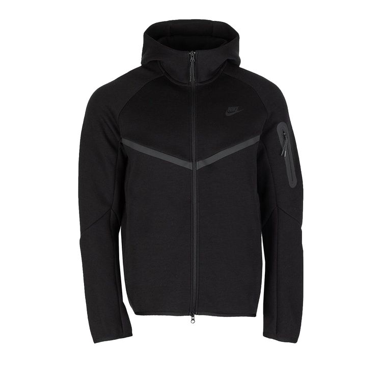 Buy Nike Tech Full-Zip Windrunner Hoodie 'Black' - HV0949 010 | GOAT
