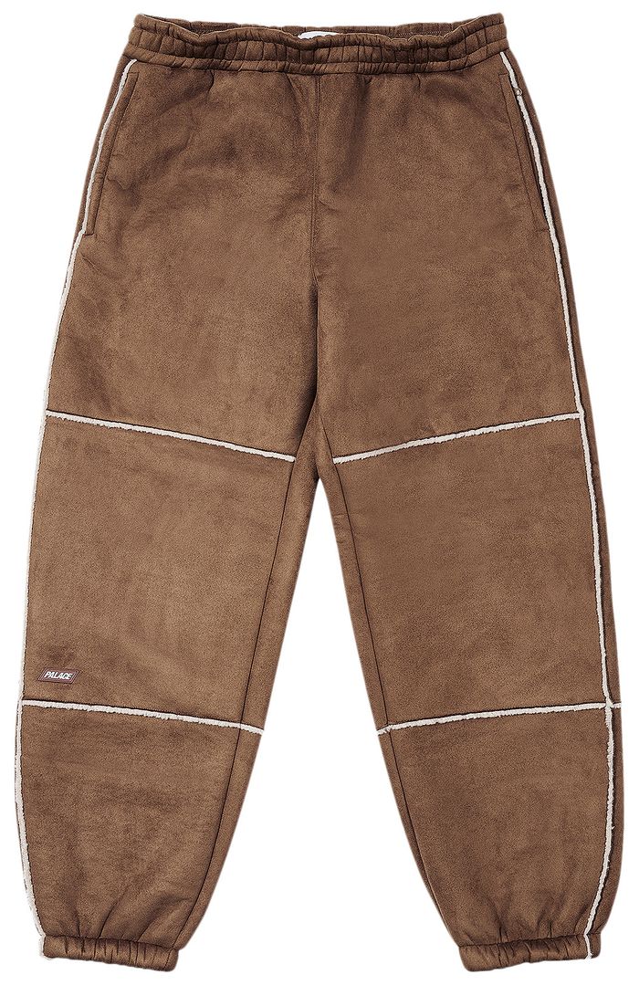 Buy Palace Sherpa Faux Suede Jogger 'Caked Brown' - P27JG072 | GOAT