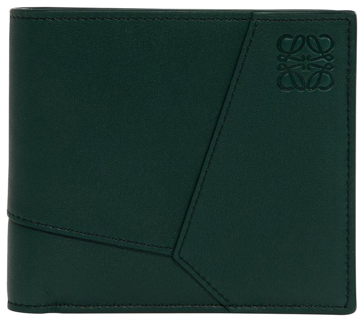 Buy Loewe Puzzle Edge Bifold Wallet 'Evergreen' - C510302X16 6580 | GOAT