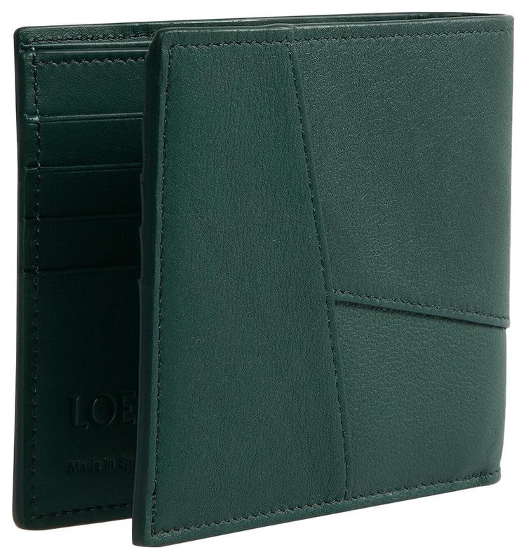 Buy Loewe Puzzle Edge Bifold Wallet 'Evergreen' - C510302X16 6580 | GOAT