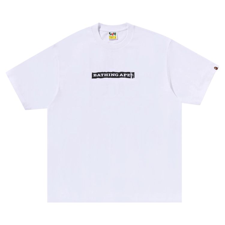 Buy BAPE Screen Print Stencil Logo Relaxed Fit Tee 'White' - 1K80 110 ...