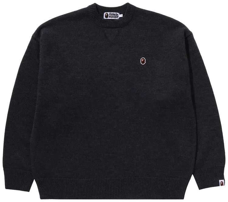 Buy BAPE One Point Relaxed Fit Sweater 'Charcoal' - 1K80 120 305 ...