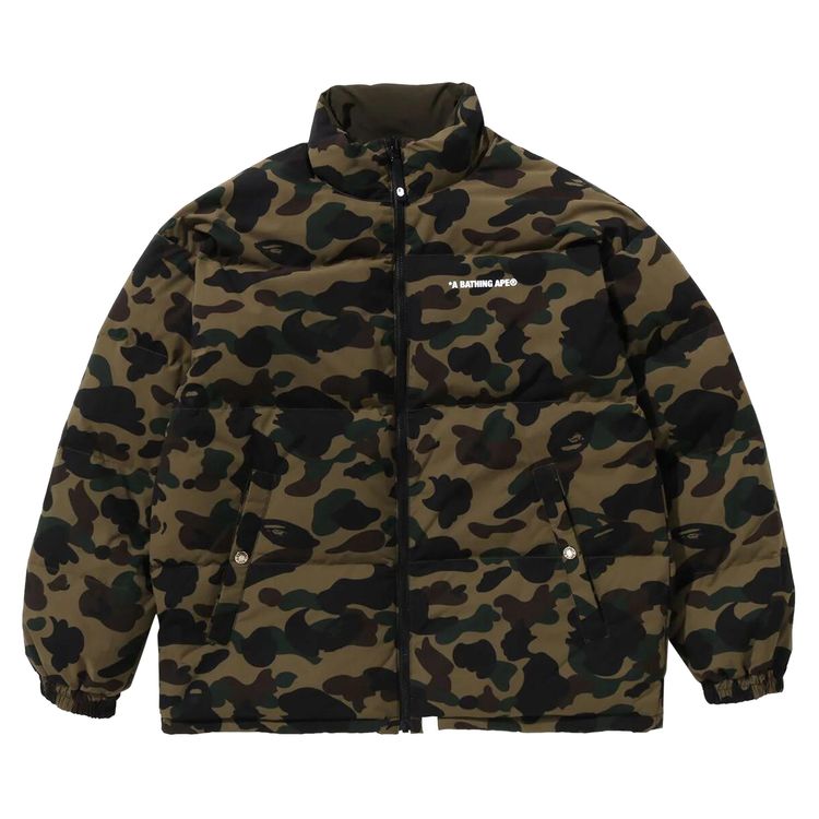 Buy BAPE 1st Camo Reversible Down Jacket 'Green' - 1K80 144 009 GREEN ...