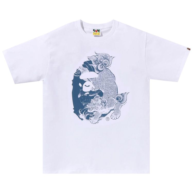 Buy BAPE Japanese Tattoo Big Ape Head Tee 'White' - 1K80 110 029 WHITE ...