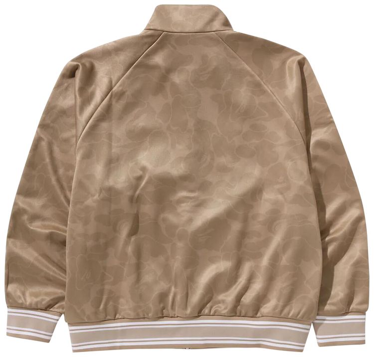 Buy BAPE Solid Camo Bathing Ape Logo Relaxed Fit Track Jacket 'Beige ...