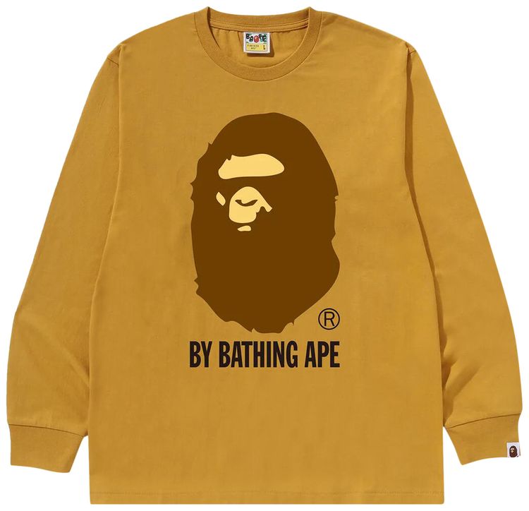 Buy BAPE By Bathing Ape Long-Sleeve Tee 'Yellow' - 1K80 111 015 YELLOW ...