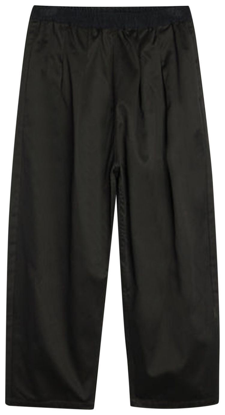 Buy Maison Margiela Pleated Loose Fit Cropped Pants 'Black' - S30KA0626 ...